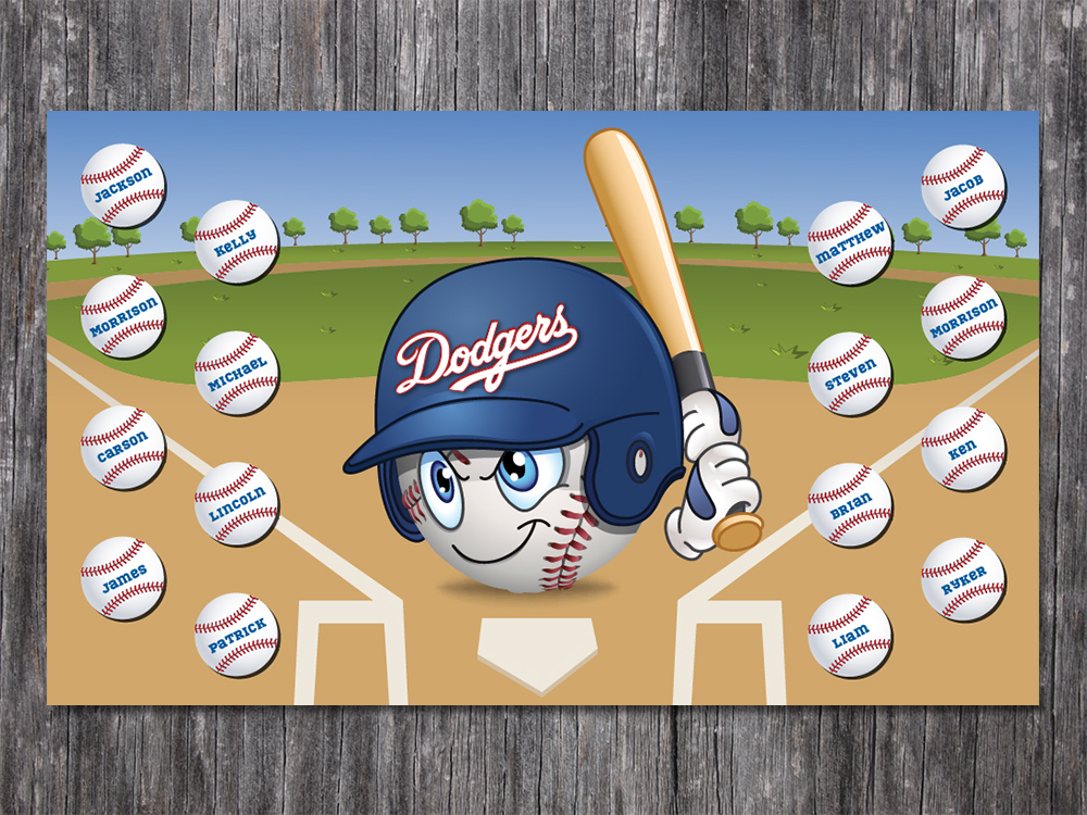 Mr. Baseball Vinyl Team Banner – BKB Design Mr. Baseball Vinyl Team Banner – BKB Design
